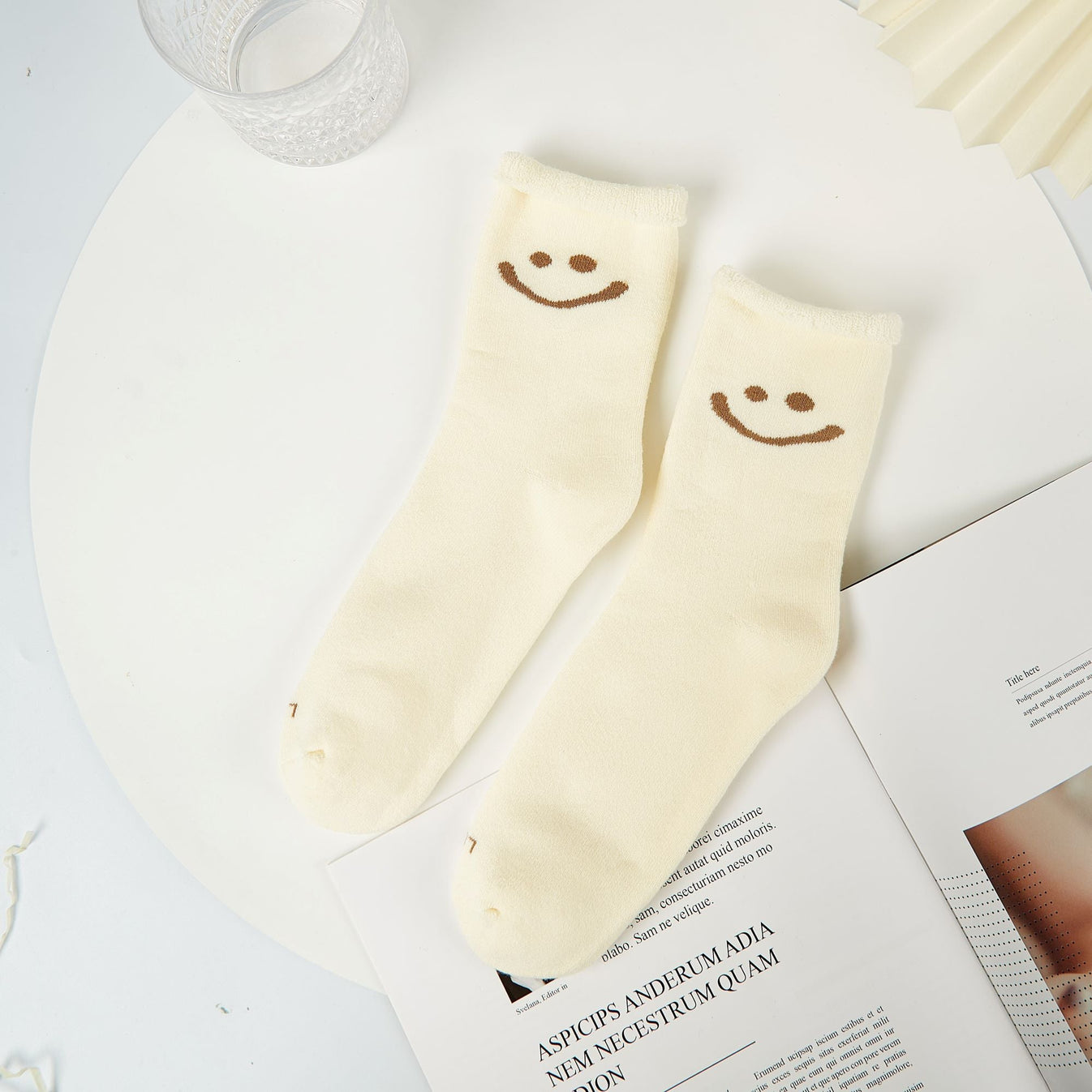 Women's Warm Smiley Face Socks - NEW COLOR - LOOUZ