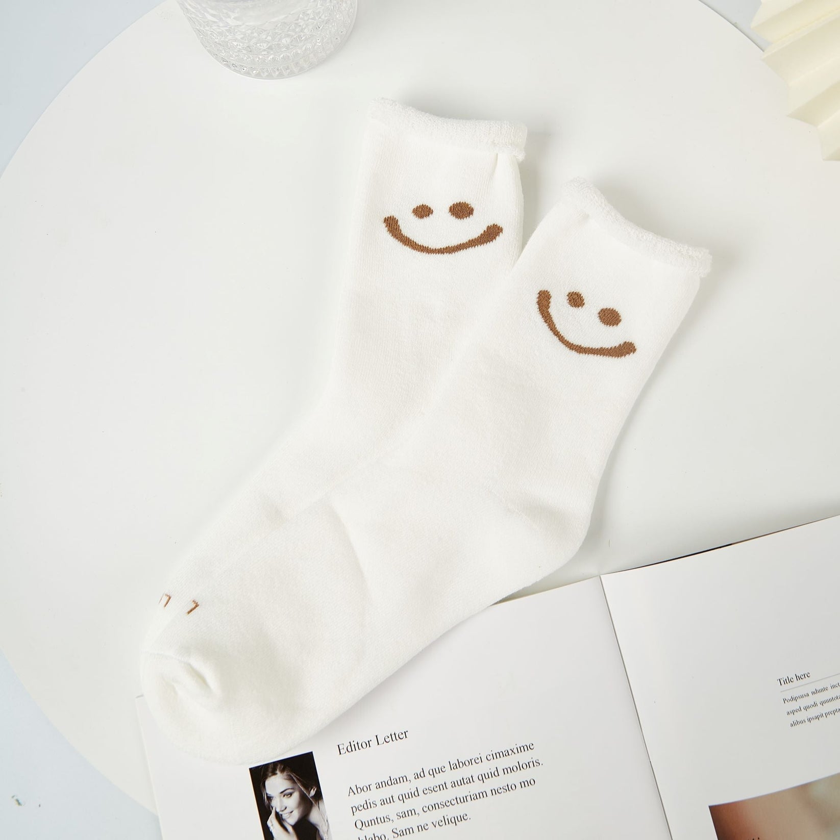Women's Warm Smiley Face Socks - NEW COLOR - LOOUZ